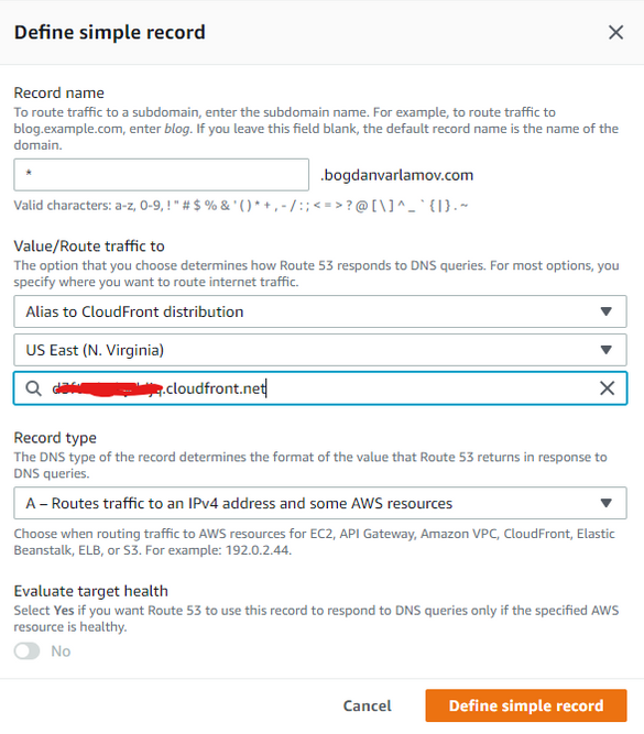 Setting up a Gatsby site blog on AWS using S3 and Cloudfront with a custom domain and HTTPS/SSL